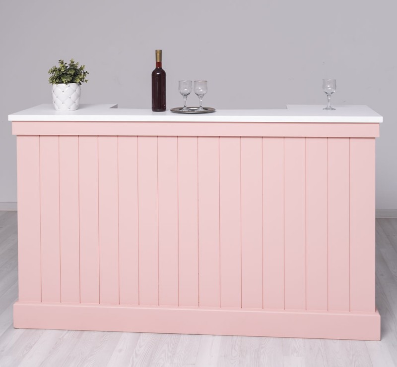Tejghea de bar cu dungi verticale 180 cm - PS696-180